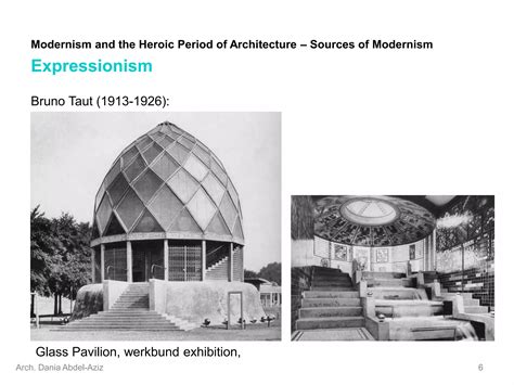 History Of Contemporary Architecture 11 Expressionismppt