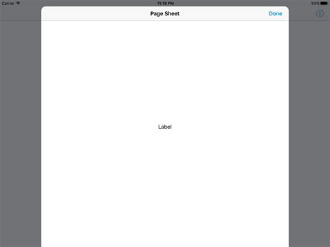 User Interface IOS Page Sheet Form Sheet Stack Overflow