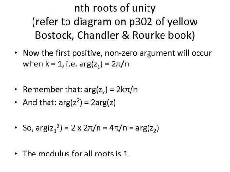 complex numbers nth roots using de moivre s theorem