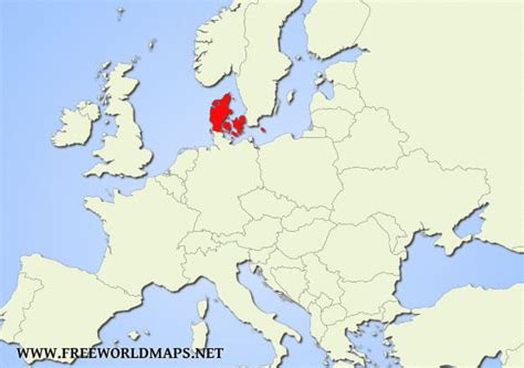 Where Is Denmark Located On The World Map