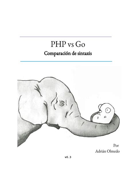 Php Vs Go Comparación De Sintaxis Pdf Estructura De Datos De