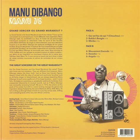 Manu Dibango Manu Record Store Day Rsd Vinyl At Juno Records