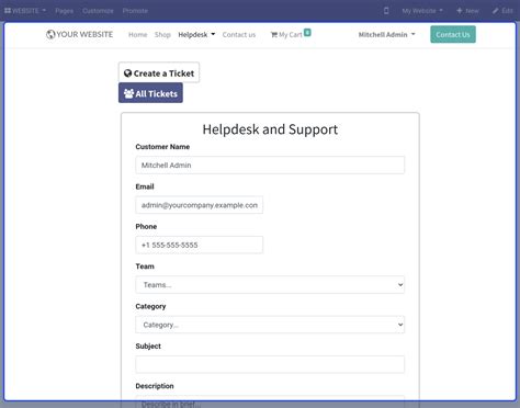 Odoo Website Helpdesk And Support Teams Webkul