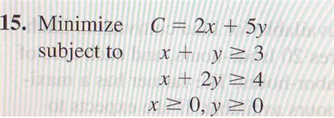 Solved Solve Each Linear Programming Problem By The Method