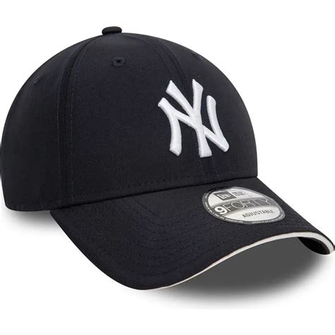 New Era Curved Brim 9forty Microfibre New York Yankees Mlb Navy Blue