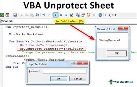 Excel Vba To Unprotect Sheet Data Science Workbench