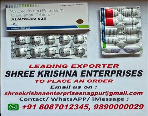 Almox Cv 625 Tablet At Rs 149stripe Clavmix In Nagpur Id