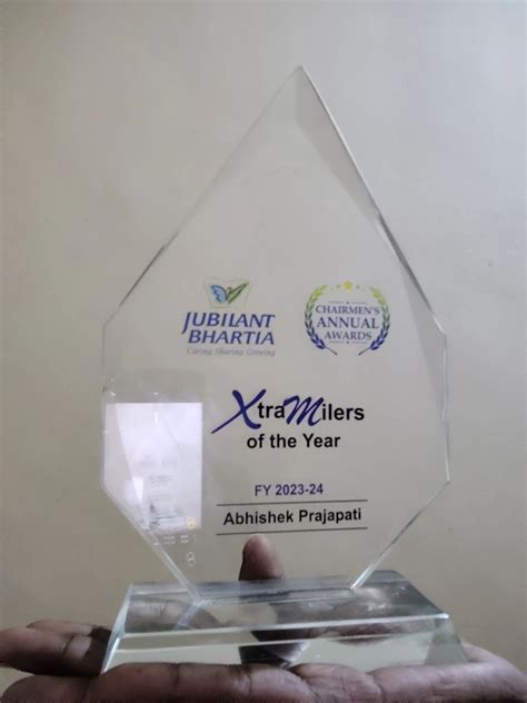 Abhishek Prajapati On Linkedin Achieved Chairman Annual Awards For Best Work Performance In