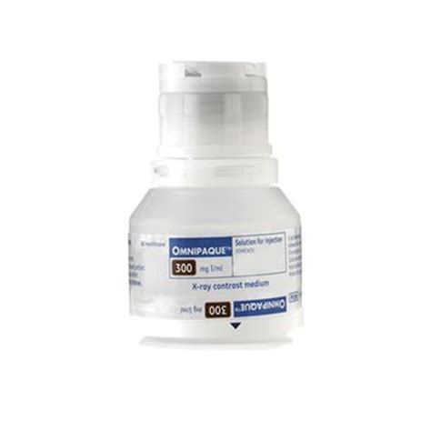 Omnipaque Iohexol Injection 300mgml 30ml Med Vet International Omnipaque Iohexol Injection 300mgml 30ml Med Vet International
