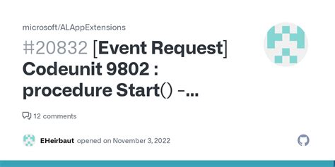 Event Request Codeunit 9802 Procedure Start Onbeforestartsessionidvar · Issue 20832