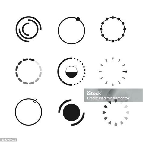 웹 진행 로더 인터페이스 아이콘 바 Pc 로드 사인 업로드 기호 인터넷 버퍼 네트워크 그래픽 벡터 일러스트레이션 개체 그룹에 대한 스톡 벡터 아트 및 기타 이미지 Istock