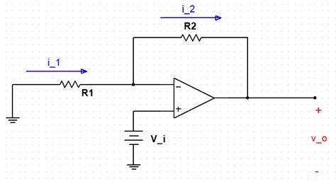 a design an ideal noninverting op amp circuit with the con quizlet