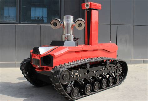 Fire Fighting Robot Water Cannon Security Patrol Robots Rxr Mc80bd From