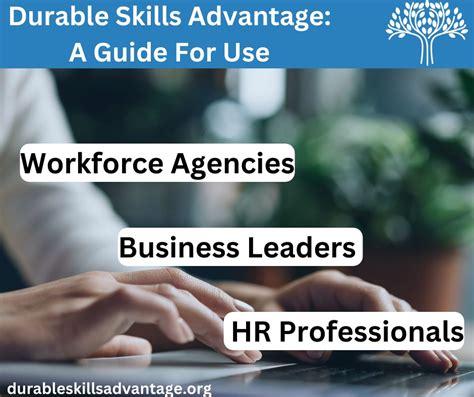 The Durable Skills Advantage Framework A Guide For Workforce Agencies The Durable Skills Advantage Framework A Guide For Workforce Agencies