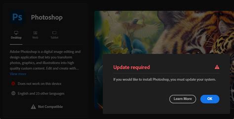 Windows 10 Unable To Install Photoshop On Desktop Pc Given The Error