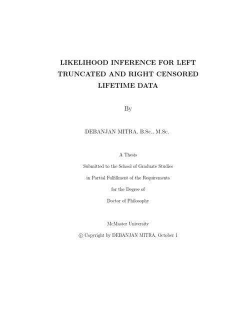 Likelihood Inference Pdf Statistical Inference Confidence Interval