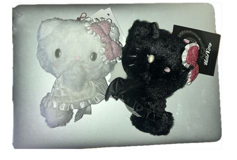 헬로키티 천사악마 마스코트 키링 키티 악마 후루츠패밀리