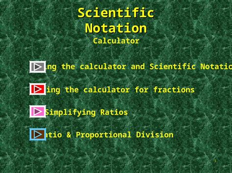 Ppt Scientific Notation Using The Calculator And Scientific Notation Calculator 1 Using The