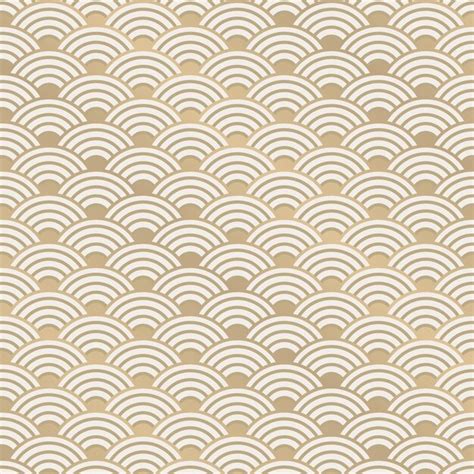 한국 전통 물결 무늬 디자인 프리미엄 벡터