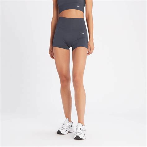 Mp Womens Shape Seamless Booty Shorts Graphite Myprotein™