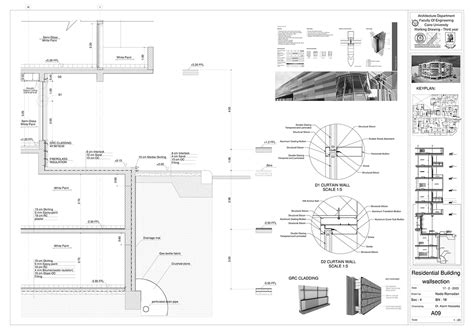 execution drawings for residential building 10 images behance