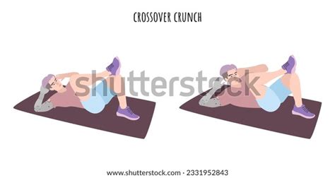 13 Crossover Crunch Exercise Royalty Free Photos And Stock Images