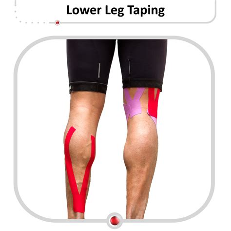 Shin Splints Kinesiology Tape Guide Pre Run Application For Mtss