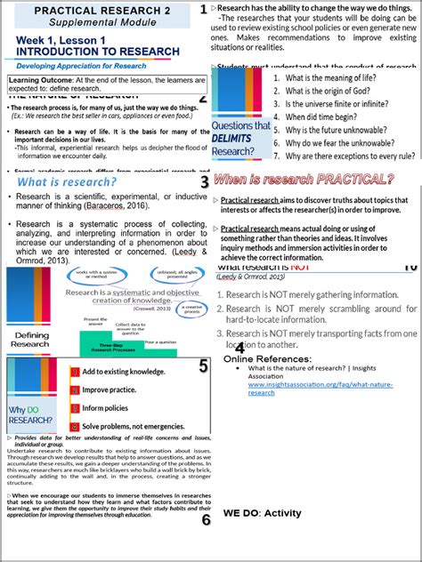week 1 lesson 1 introduction to research pdf question learning