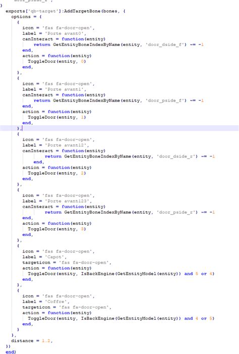 Question About Template · Issue 78 · Qbcore Frameworkqb Target · Github