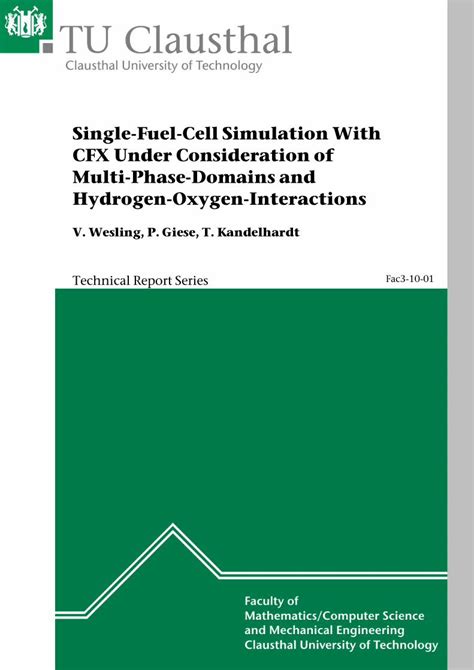 Pdf Single Fuel Cell Simulation With · Pdf Filesingle Fuel Cell