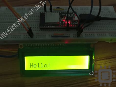 I2C LCD with ESP32 and ESP8266 using MicroPython | microdigisoft.com