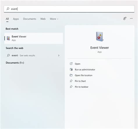 Open Event Viewer In Windows In Ways