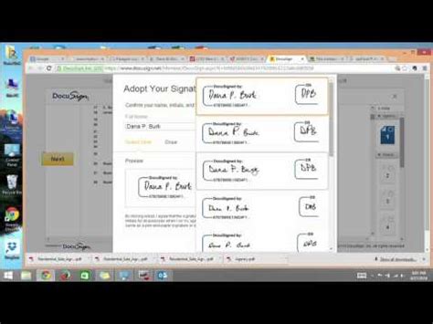 How To Docusign A Document YouTube