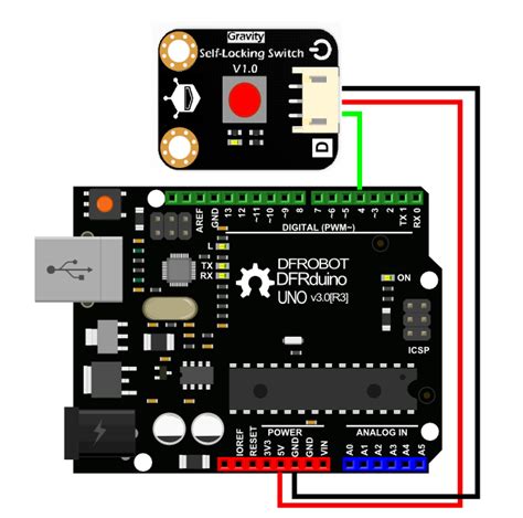 Arduino自锁按钮模块self Lockingswitch 少儿编程