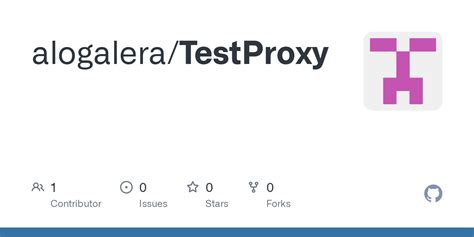 Github Alogaleratestproxy