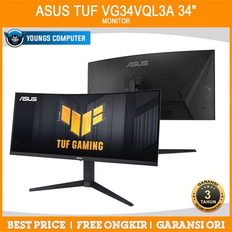 Jual Monitor Asus Tuf Vg Vql A Curved Wqhd R Hz Ms Shopee Indonesia