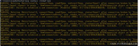 Warning Retrying Retrytotal4 Connectnone Readnone Redirectnone Statusnone After