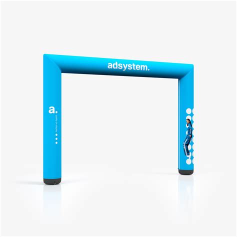 Adgate Air Square 4 5m Advertising Gates Expro Aps