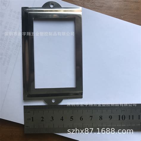 热销不锈钢标签框名片夹框杂物柜铁皮文件箱工位标牌框标识示插牌 阿里巴巴