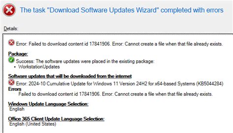 Sccm Server Fails Windows 11 24h2 Upgrade Package Download Microsoft Qanda