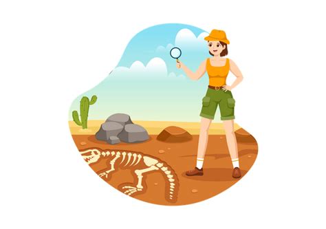 Fossil Findings Illustration Pack Science Technology Illustrations SVG PNG EPS Available