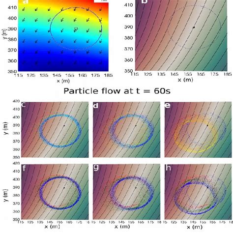 Direction And Intensity Of Tidal Currents Near The Bore Hole For A