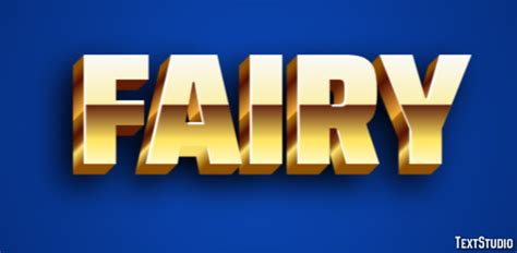 Fairy Text Effect and Logo Design Word