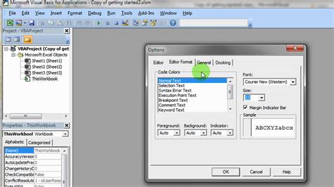 excel vba getting started youtube