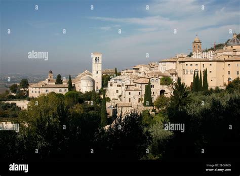 The Old Town Of Assisi In The Province Of Perugia In Italy Italy