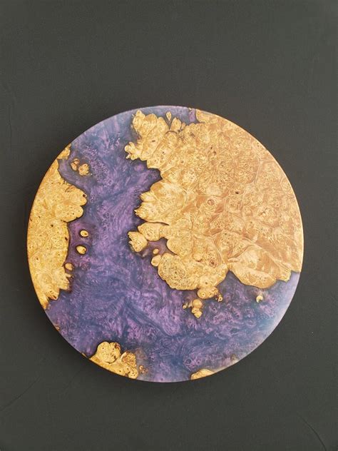 Maple Burl Lazy Susan Kamenbudoka 12″ Mystic Wood Designs