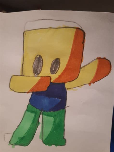 Roblox Noob Drawing