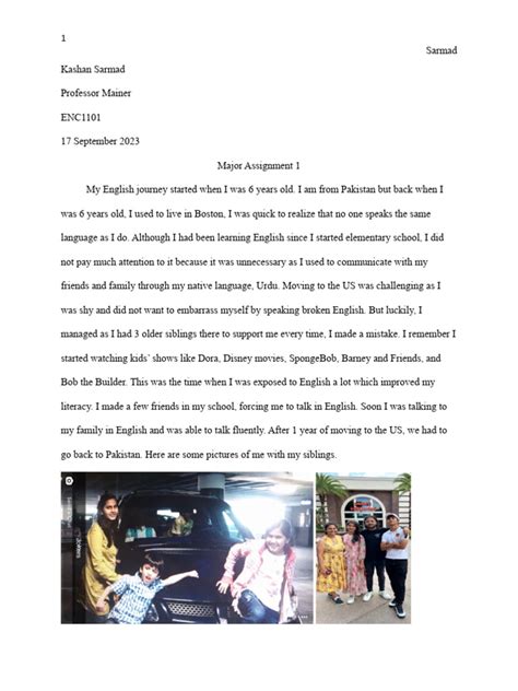 Major Assignment 1 Pdf English Language Linguistics