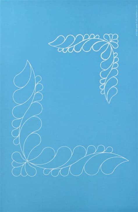 30584 Feather Corner 2x Full Line Stencil Store