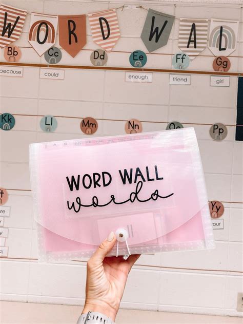 Word Wall Elementary Classroom Decor Teacher Classroom Classroom Goals